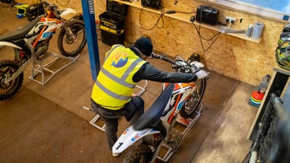 England’s first fully electric indoor motocross track is here | Top Gear