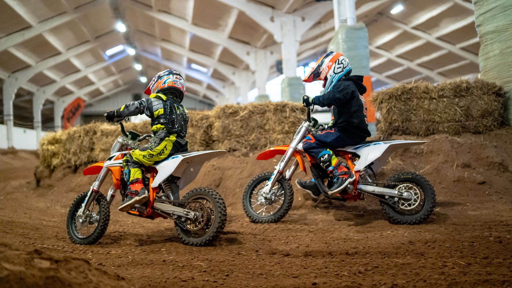 England’s first fully electric indoor motocross track is here | Top Gear