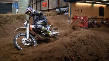 England’s first fully electric indoor motocross track is here | Top Gear