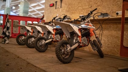 England’s first fully electric indoor motocross track is here | Top Gear