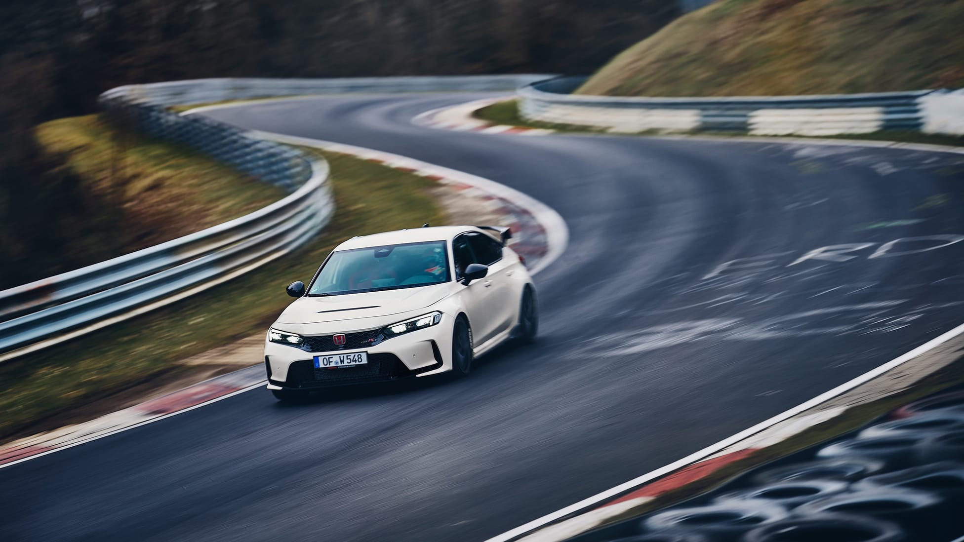 Watch the Honda Civic Type R rip a new Nurburgring lap record | Top Gear
