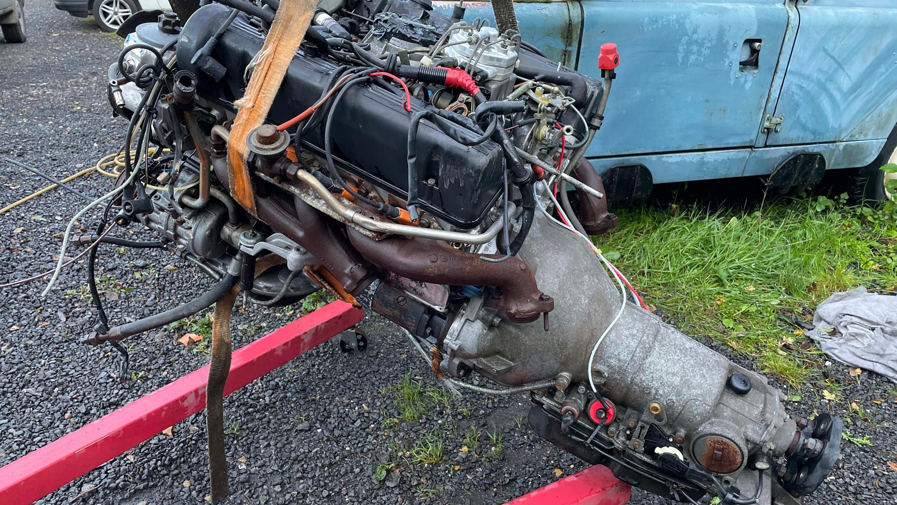 Uh oh, the Brabus W126 needs a new engine | Top Gear