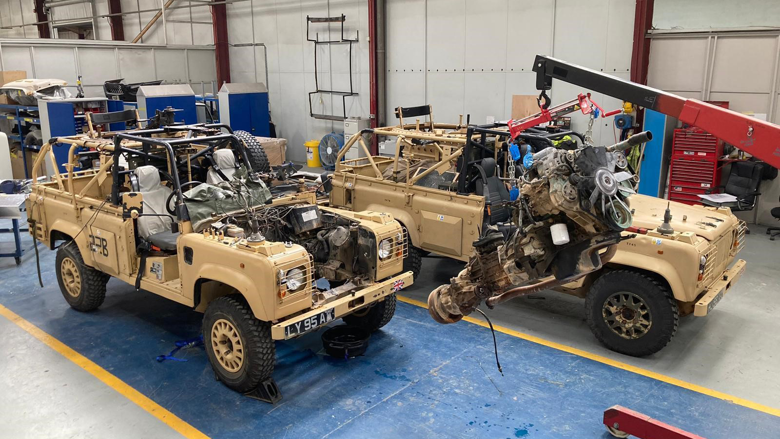 Military Land Rover Jeeps