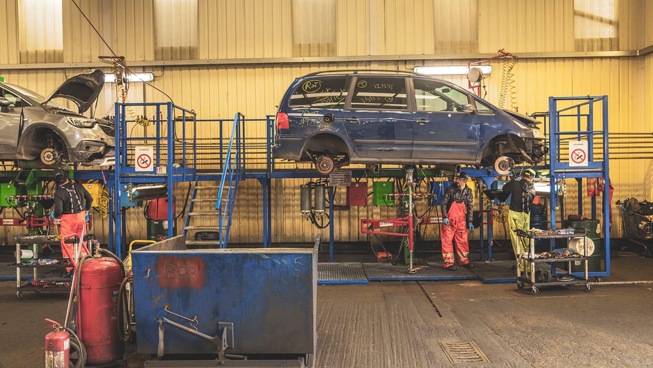Here's how eBay dismantles cars to stock thousands of used car parts ...