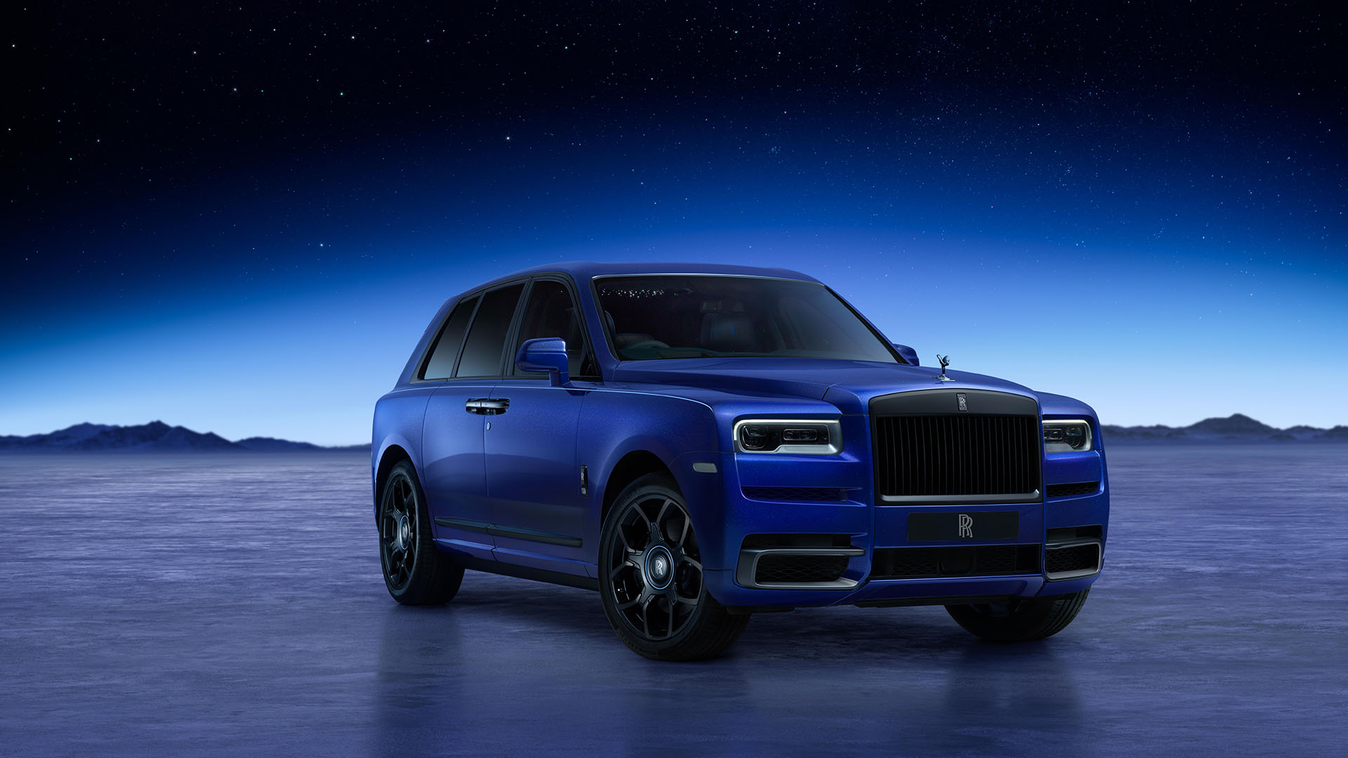 The Blue Shadow edition of the Rolls-Royce Black Badge Cullinan ...