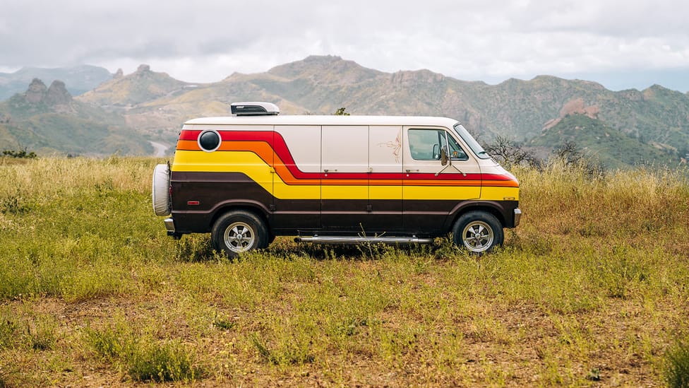 This 1977 Dodge Tradesman is THE coolest vintage festival campervan ...