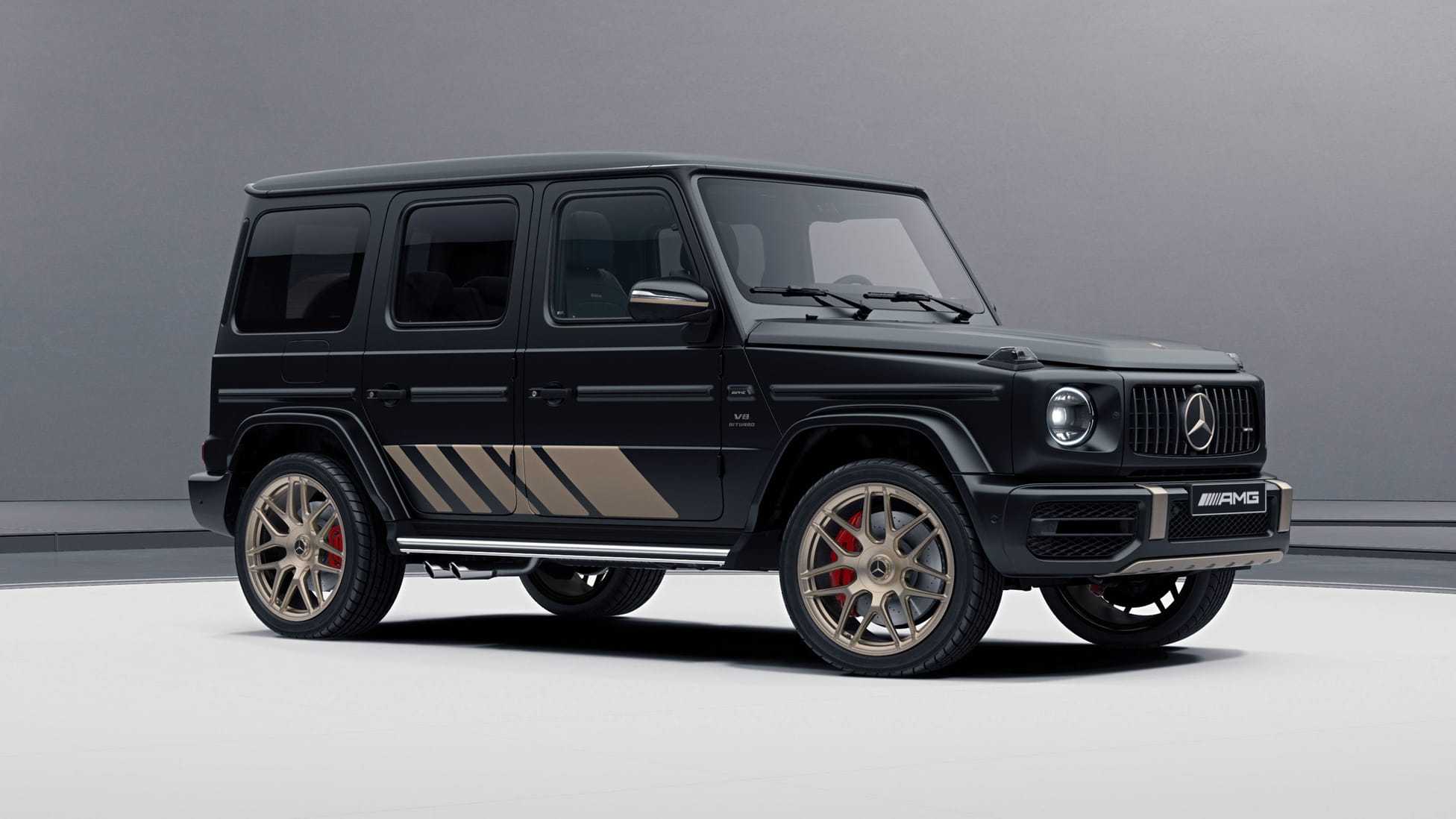Mercedes-AMG reveals limited edition G63 with gold wheels and decals ...