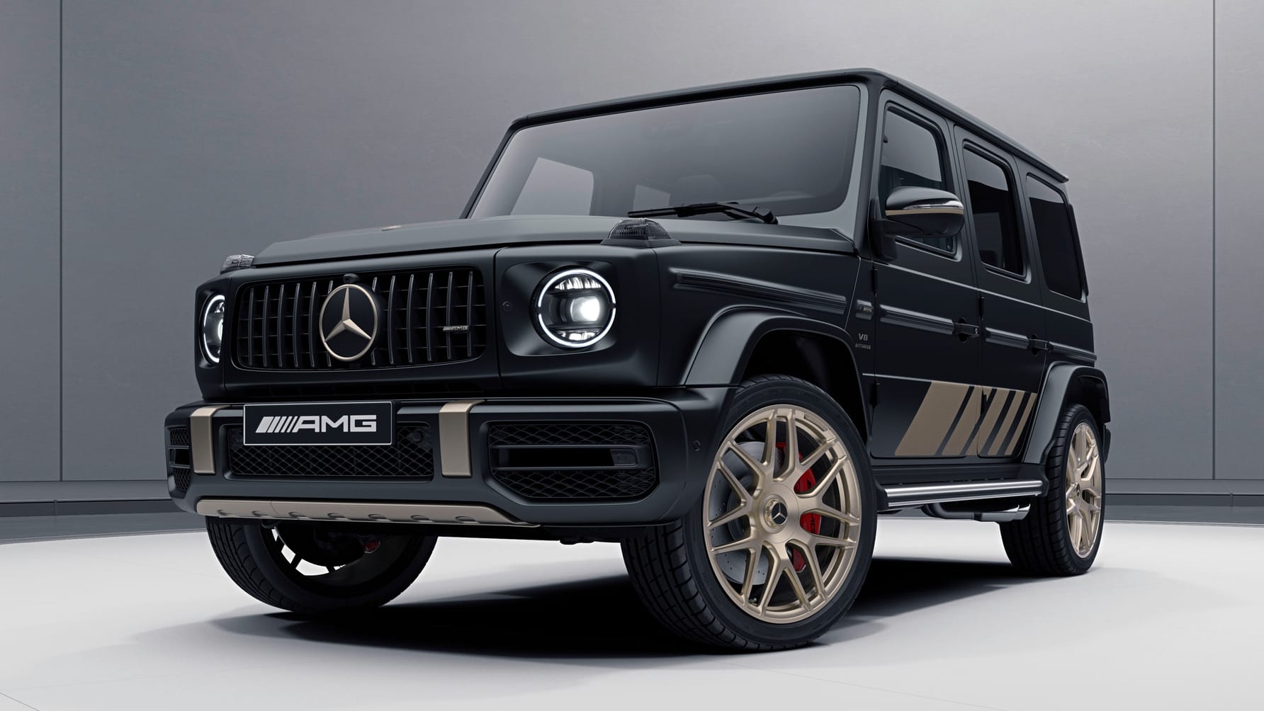 Mercedes-AMG reveals limited edition G63 with gold wheels and decals ...