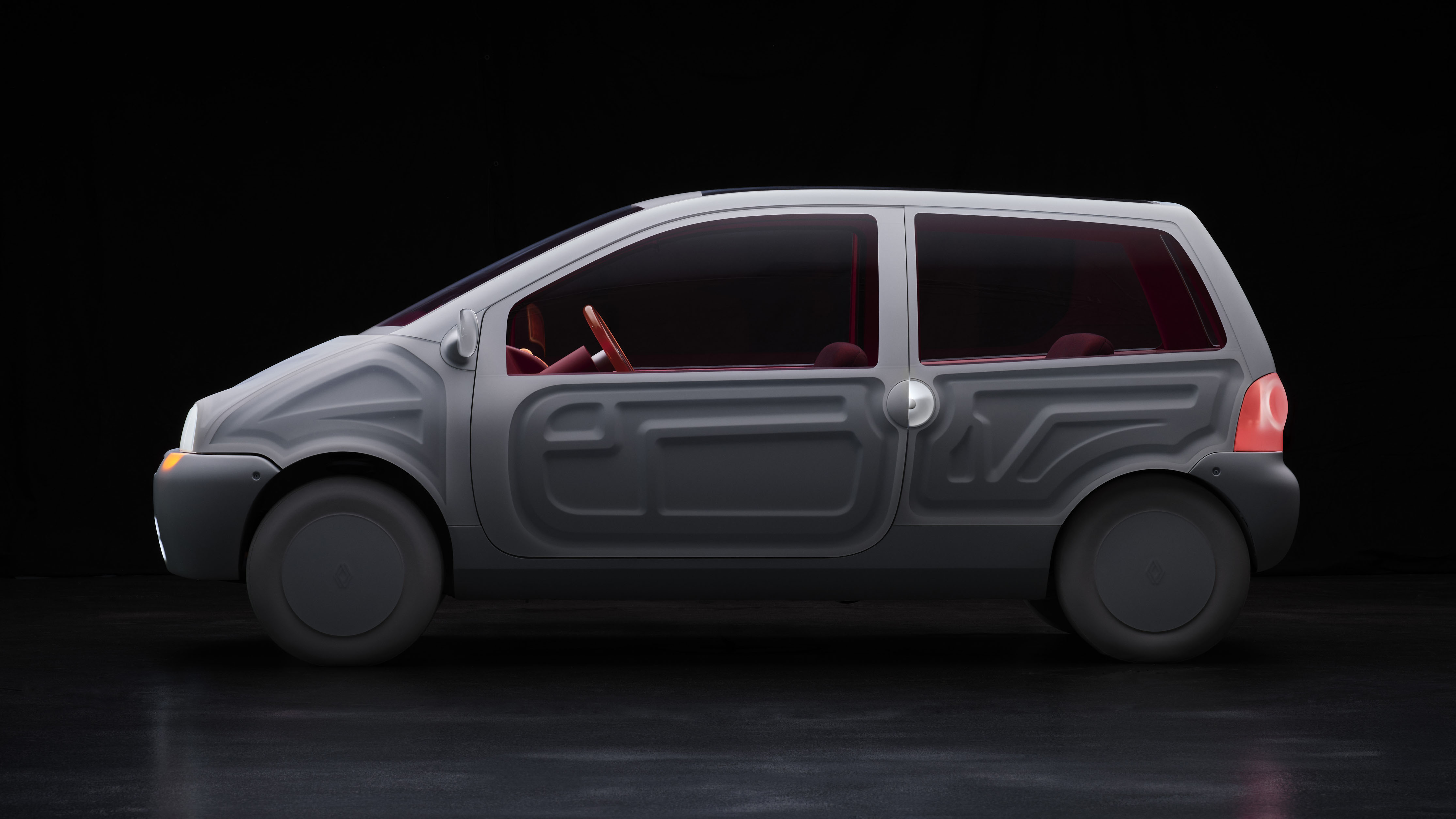 An artist has added lightness and electricity to the original Renault ...