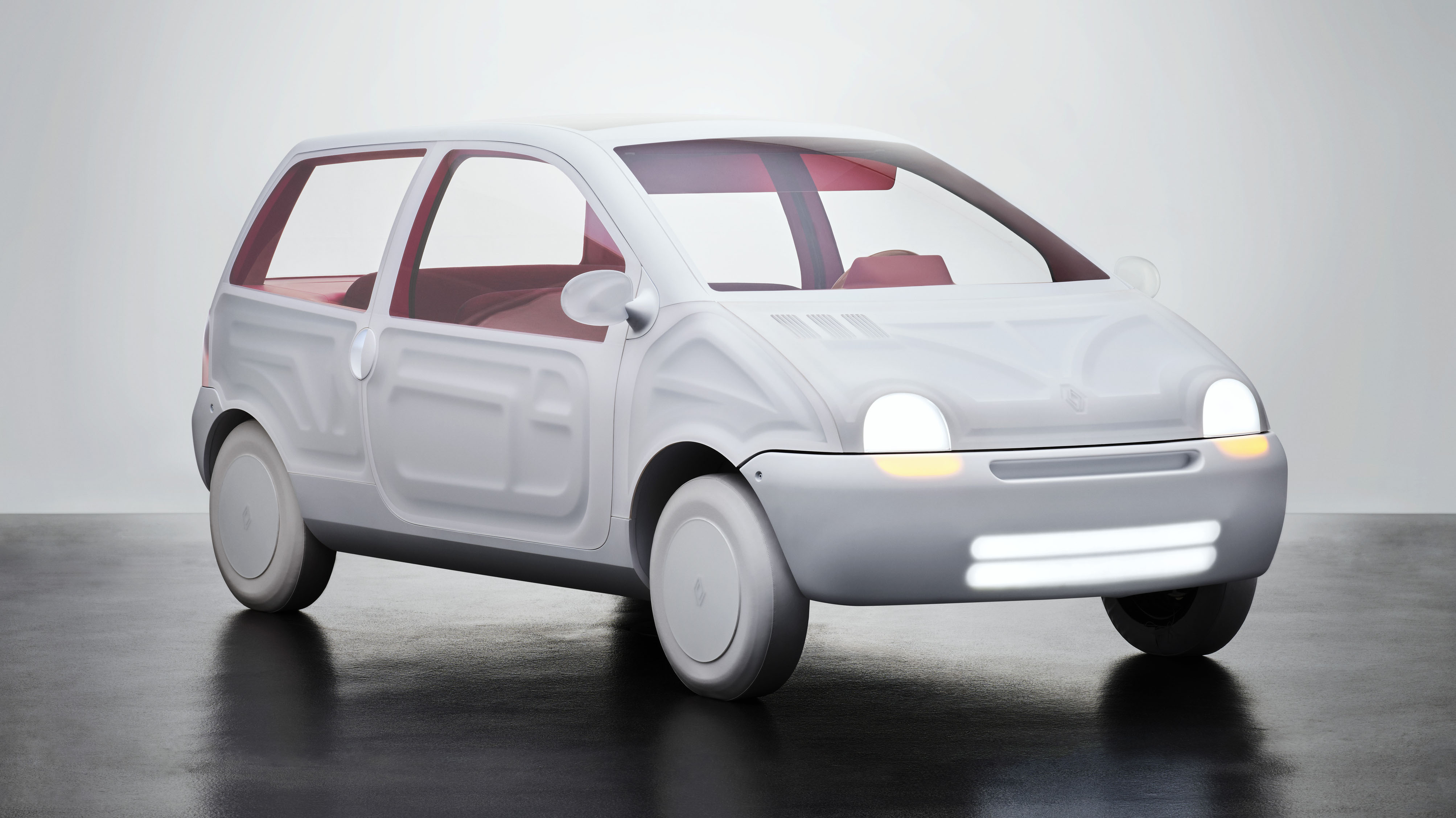 An artist has added lightness and electricity to the original Renault ...