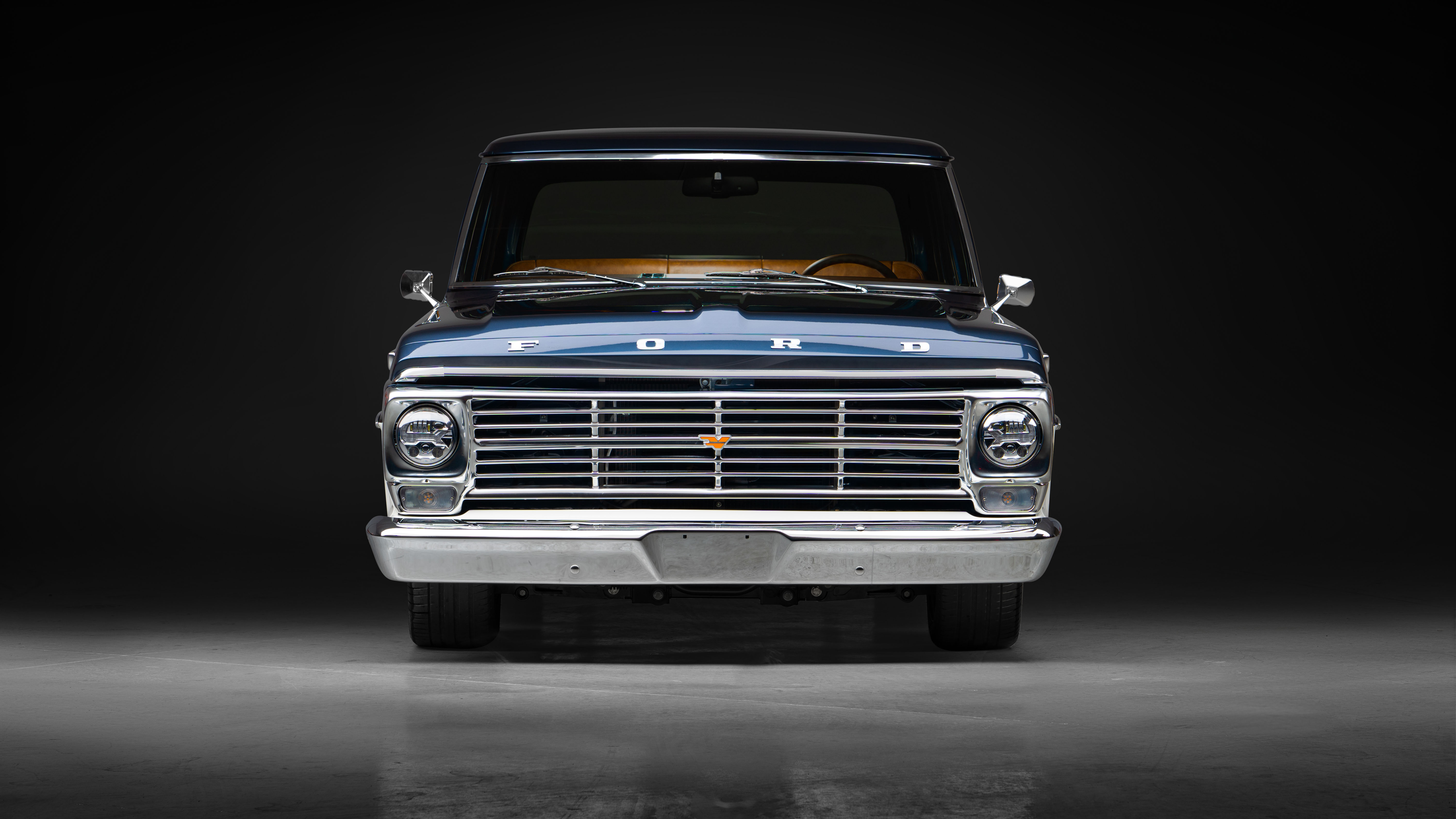 Florida tuner gives classic Ford F-100 a new Coyote V8 and some polish ...