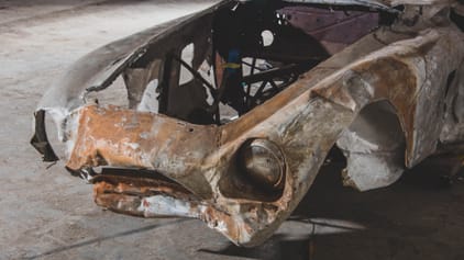 Sold! Burnt-out Ferrari fetches $1.9m at Monterey auction | Top Gear