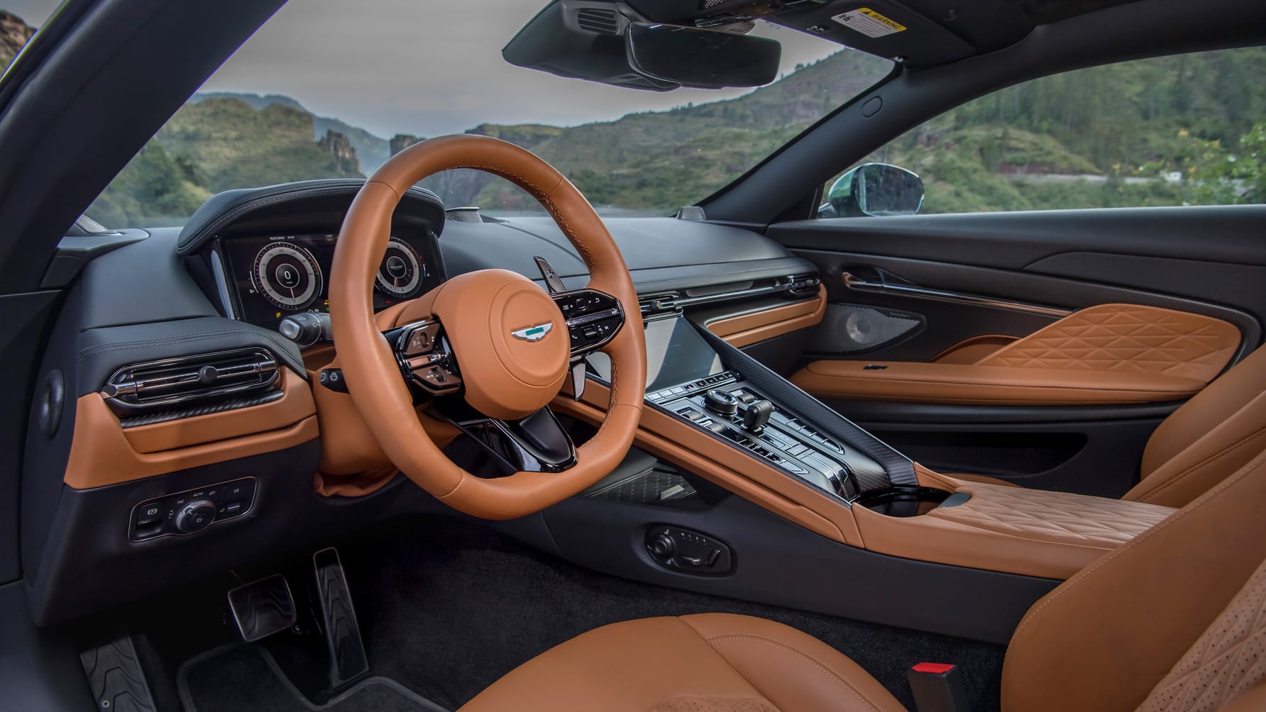 Aston Martin DB12 Interior Layout & Technology | Top Gear