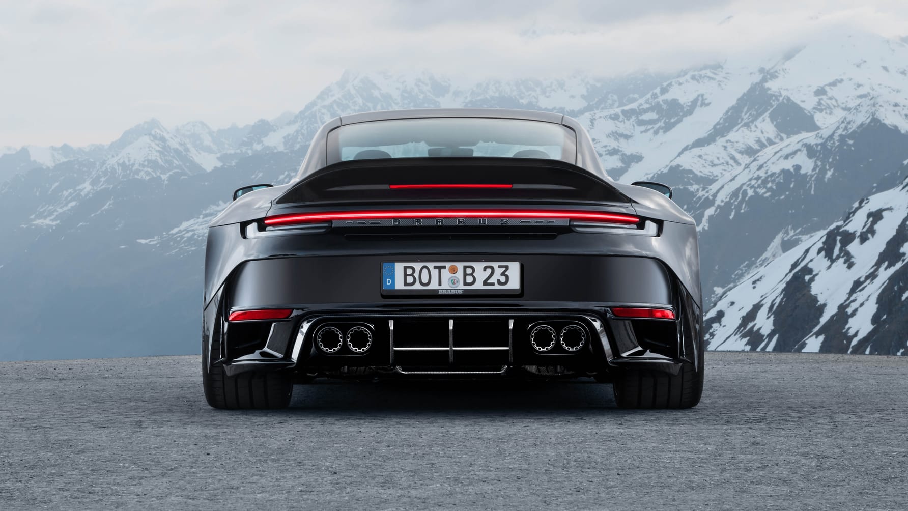 The Brabus 900 Rocket R is a modified Porsche 911 Turbo S with 888bhp ...