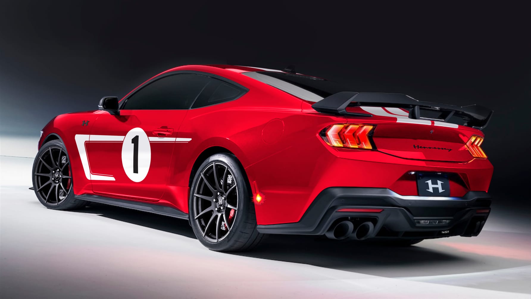Hennessey has given the Ford Mustang Dark Horse 850bhp and racing ...