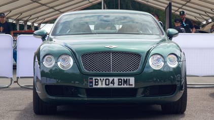 Saying farewell to Bentley's twelve-cylinder engine... in a parade of ...