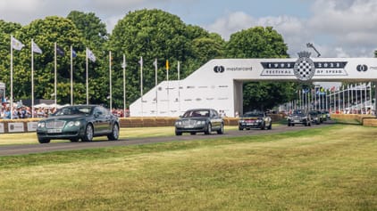 Saying farewell to Bentley's twelve-cylinder engine... in a parade of ...