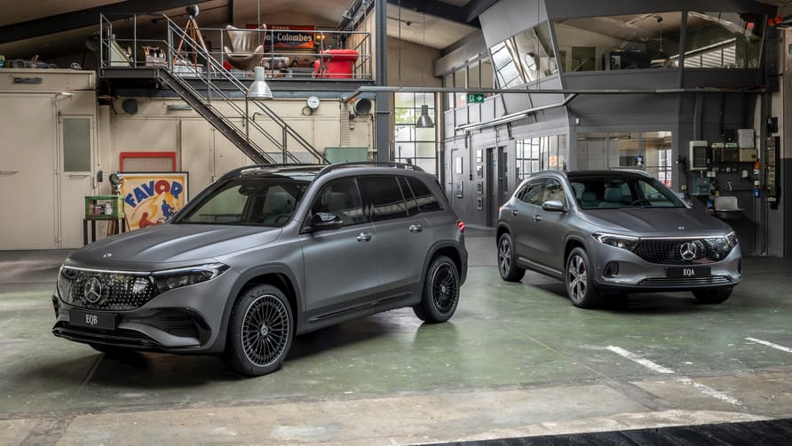Mercedes has facelifted its entry-level electric crossovers: the EQA ...