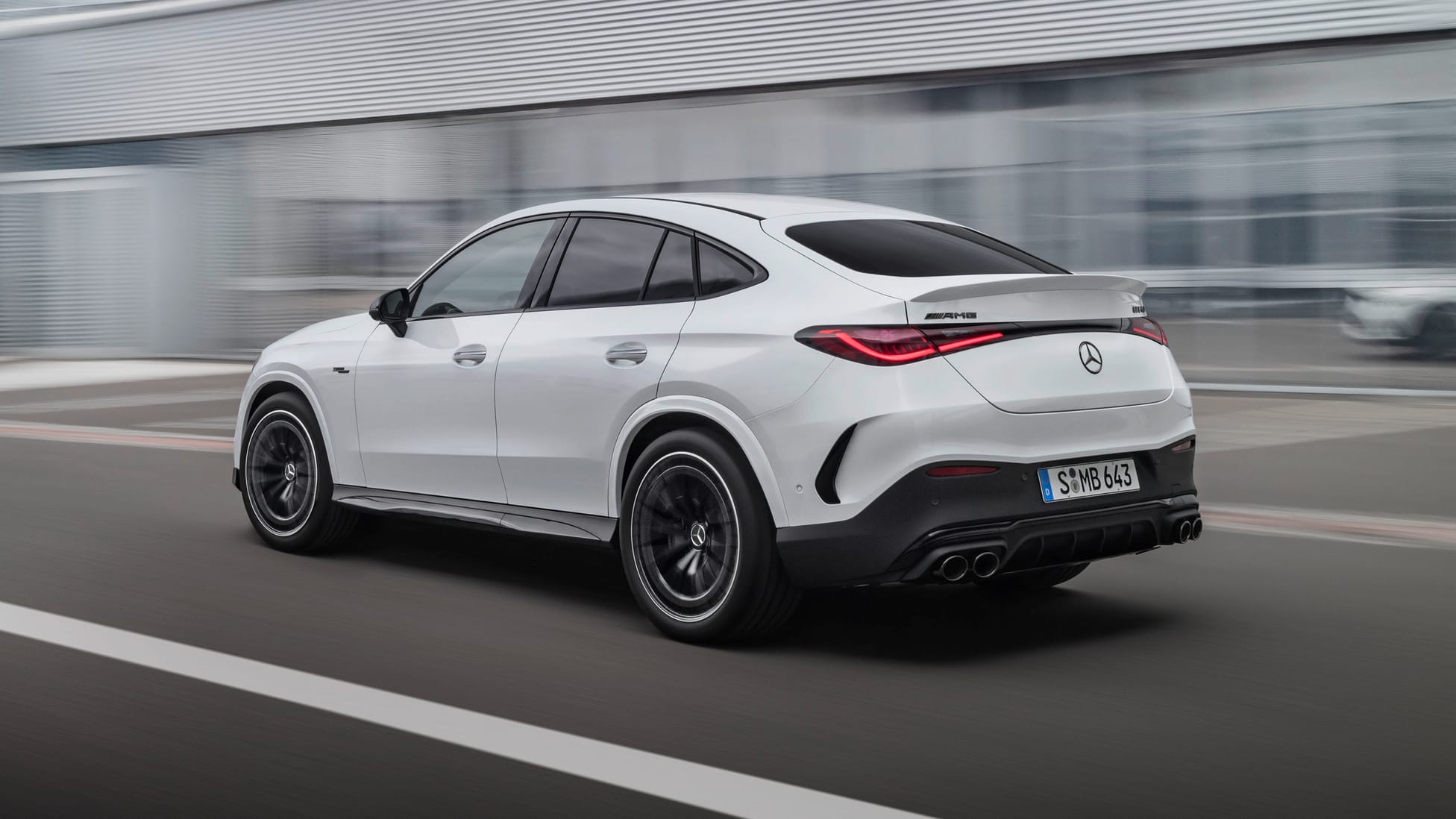 Phew, the Mercedes-AMG GLC 63 Coupe has arrived, AMG’s first hybrid SUV ...