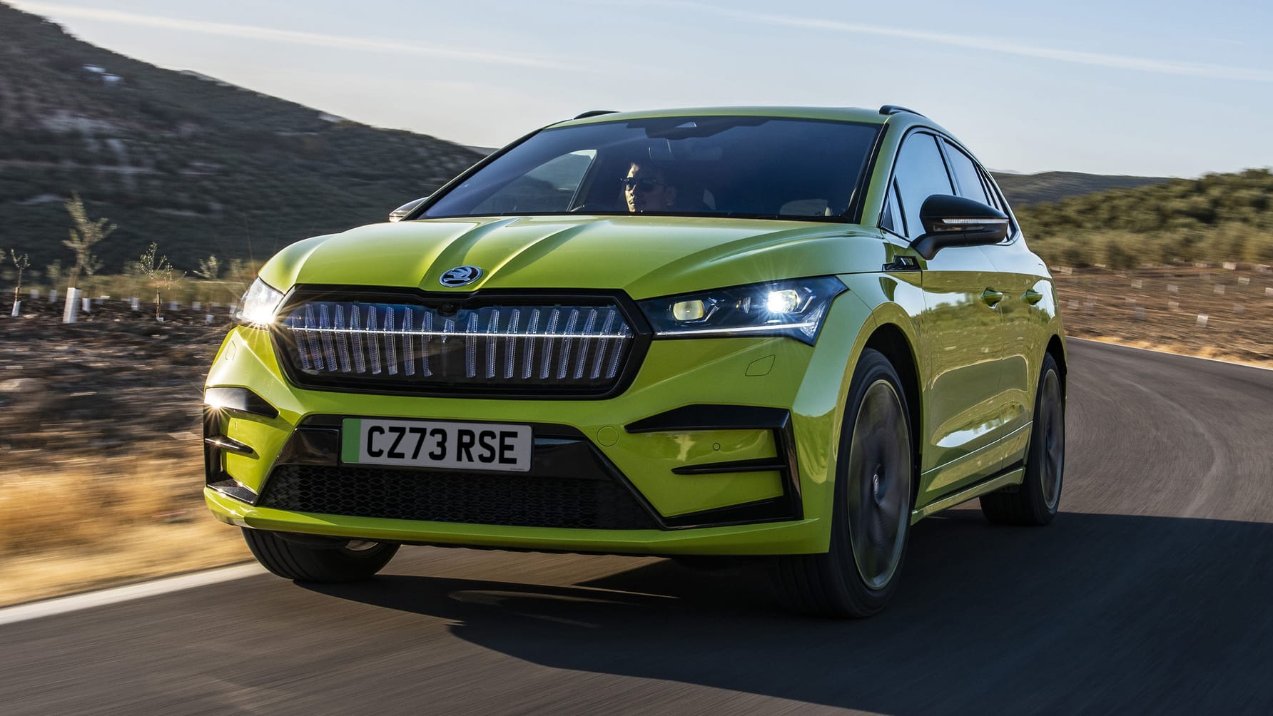 The Skoda Enyaq vRS will now do 0-62mph in 5.5s | Top Gear