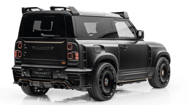 Mansory’s Defender Black Edition is perfect for shy and retiring ...
