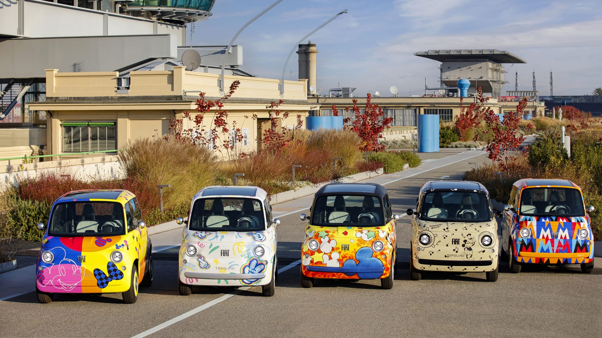 Fiat reveals five Topolinos wearing Mickey Mouse liveries | Top Gear