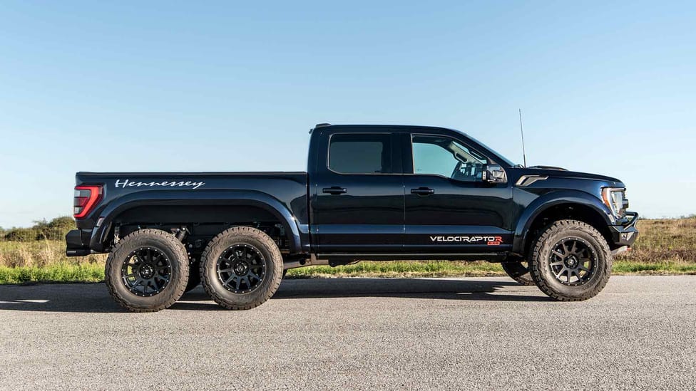 Hennessey has turned the Ford Raptor into a six-wheeled, 700bhp mammoth ...