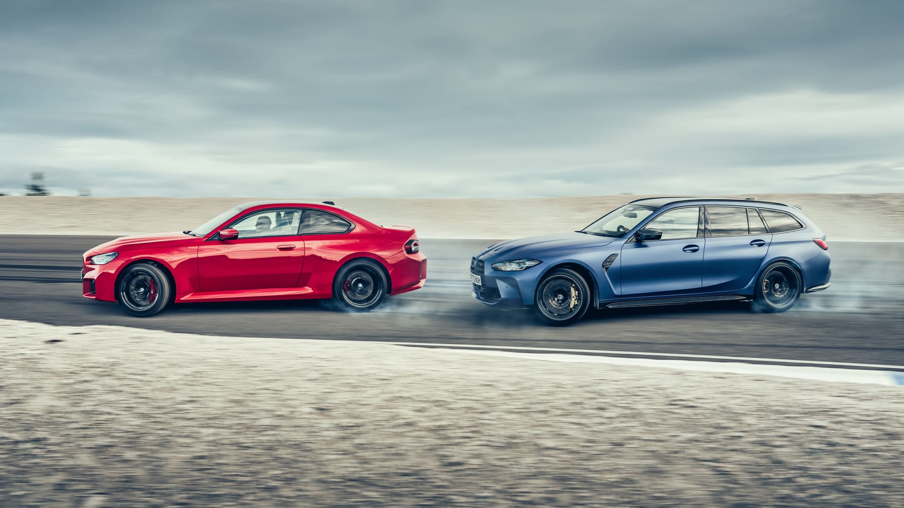 Speed Week 2023: BMW M2 Competition vs BMW M3 Touring | Top Gear