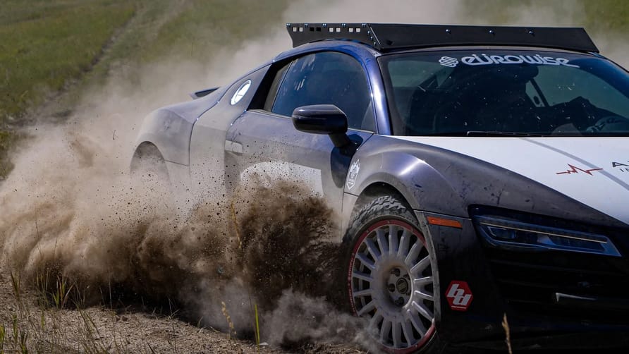 A rally-bred V8 Audi R8 has just come up for sale | Top Gear