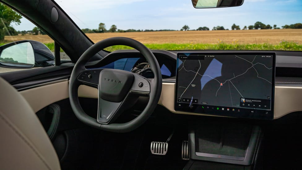 Tesla Model S Interior Layout & Technology | Top Gear