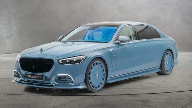 Feeling blue? The sight of this Mansory Maybach S680 won’t help one bit ...