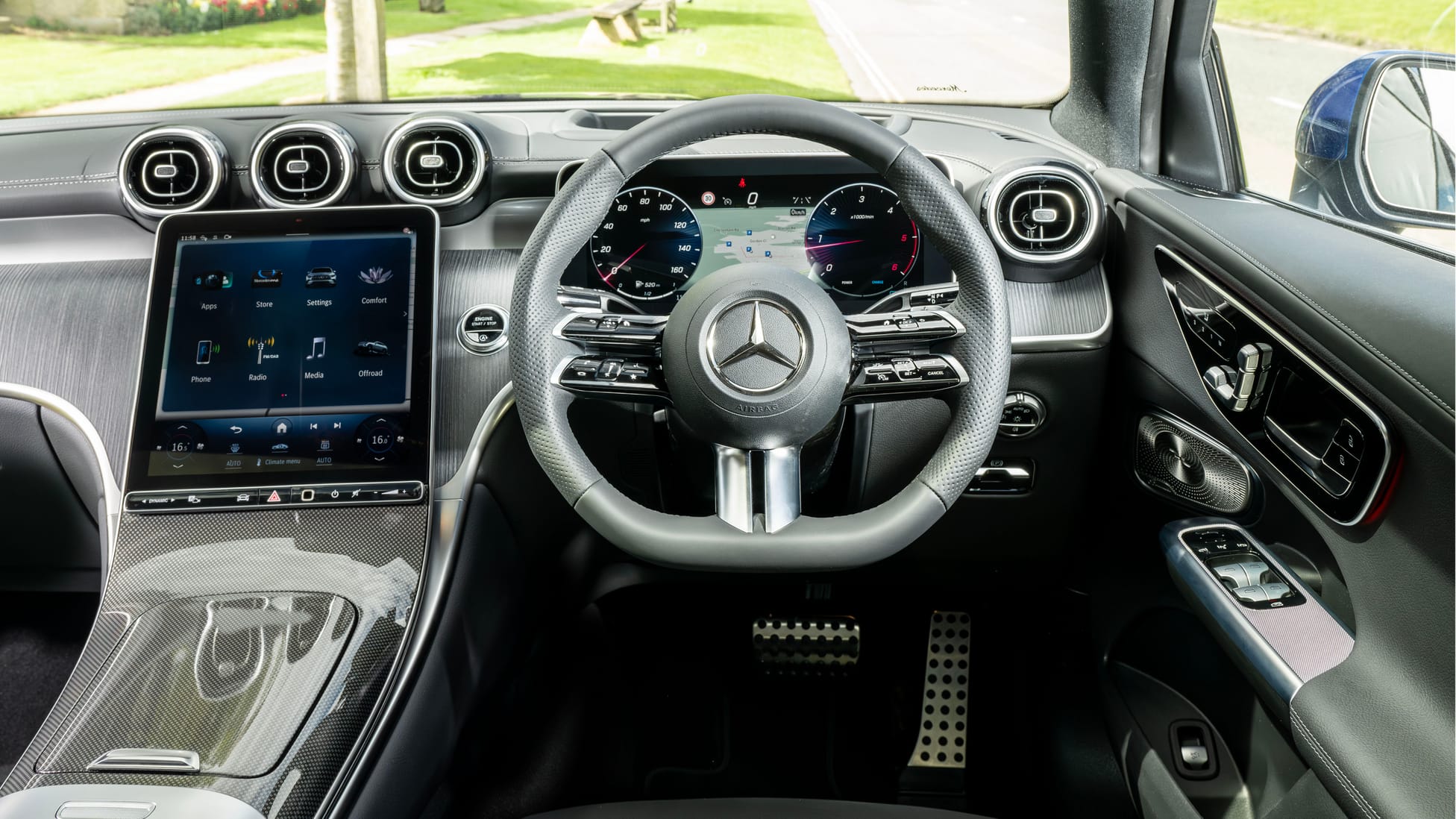 Mercedes-Benz GLC Coupe Interior Layout & Technology | Top Gear
