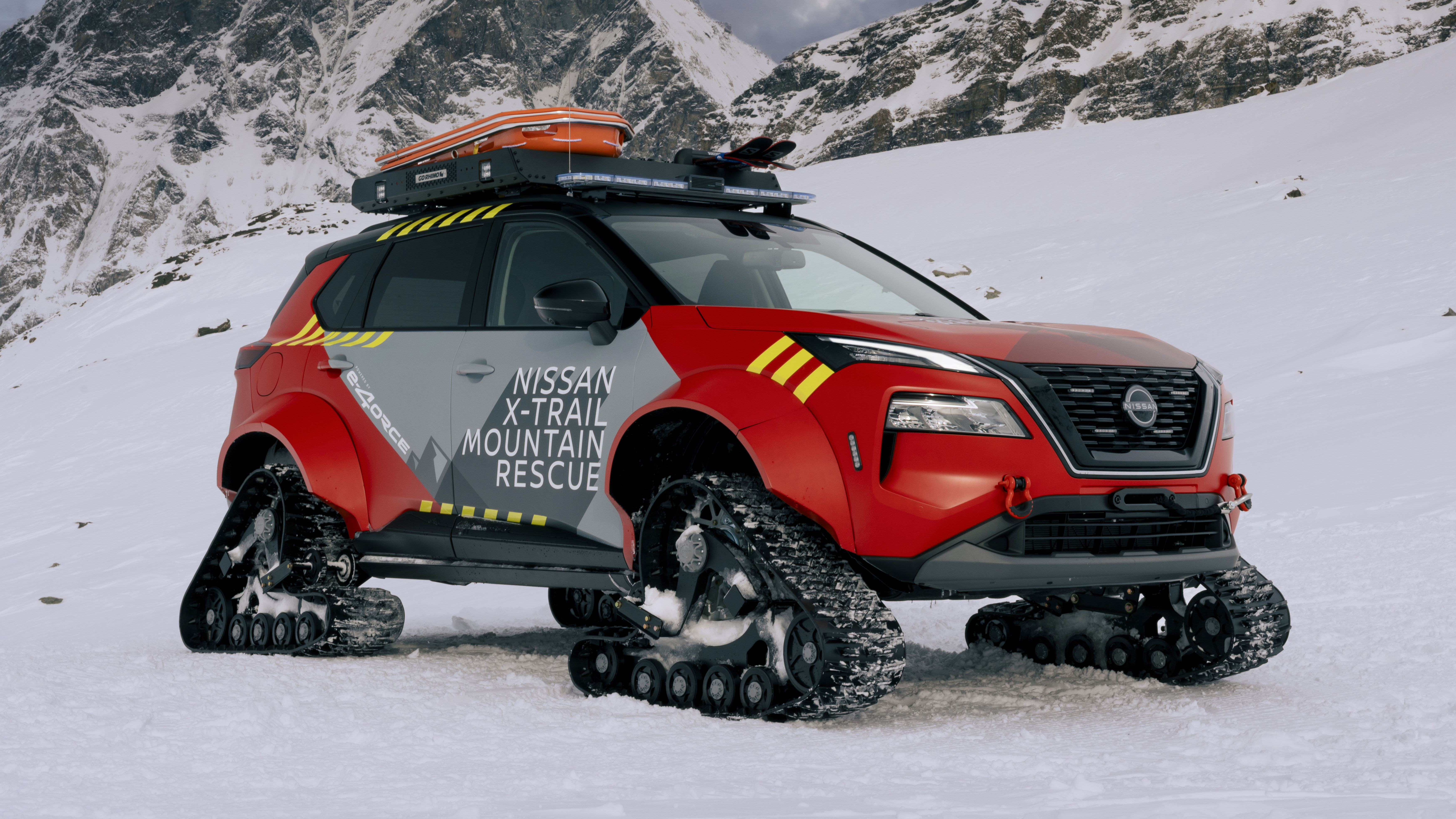Nissan X-Trail modded for Alpine mountain rescue campaign | Top Gear