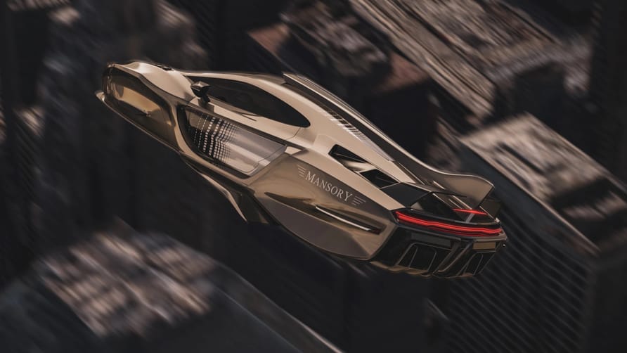 Is it a bird? Is it a plane? No! It’s Mansory’s widebody flying car ...