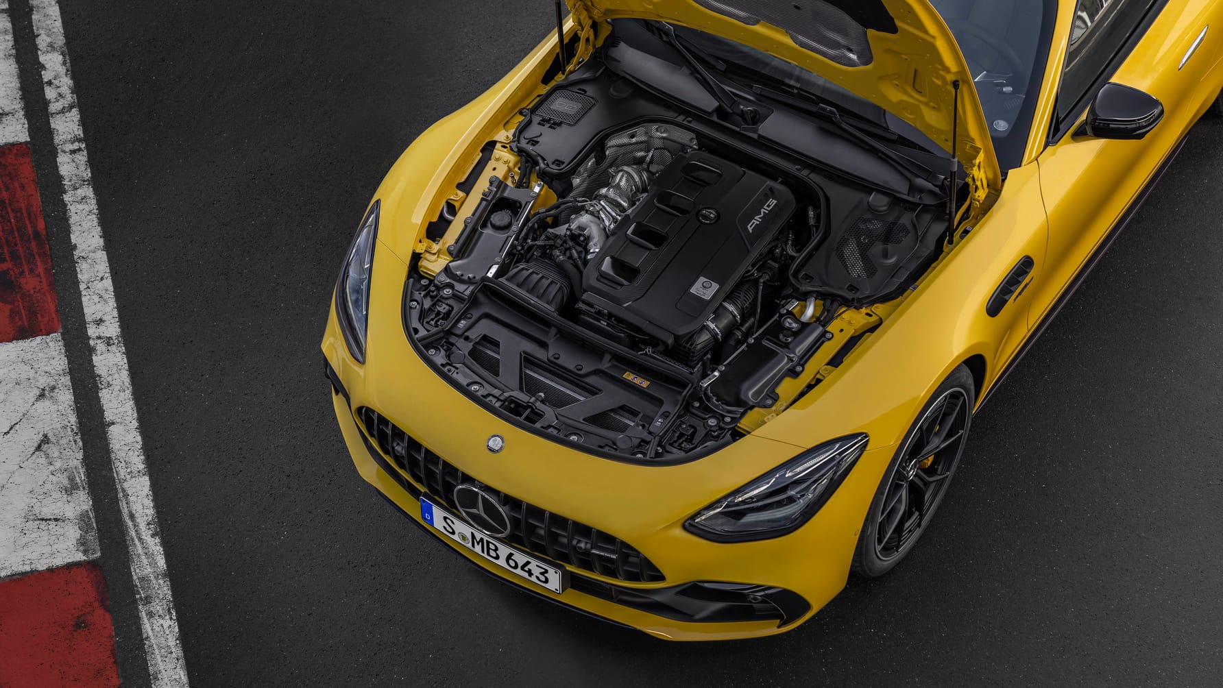 Mercedes has stuck its four-cylinder A45 engine into the AMG GT | Top Gear