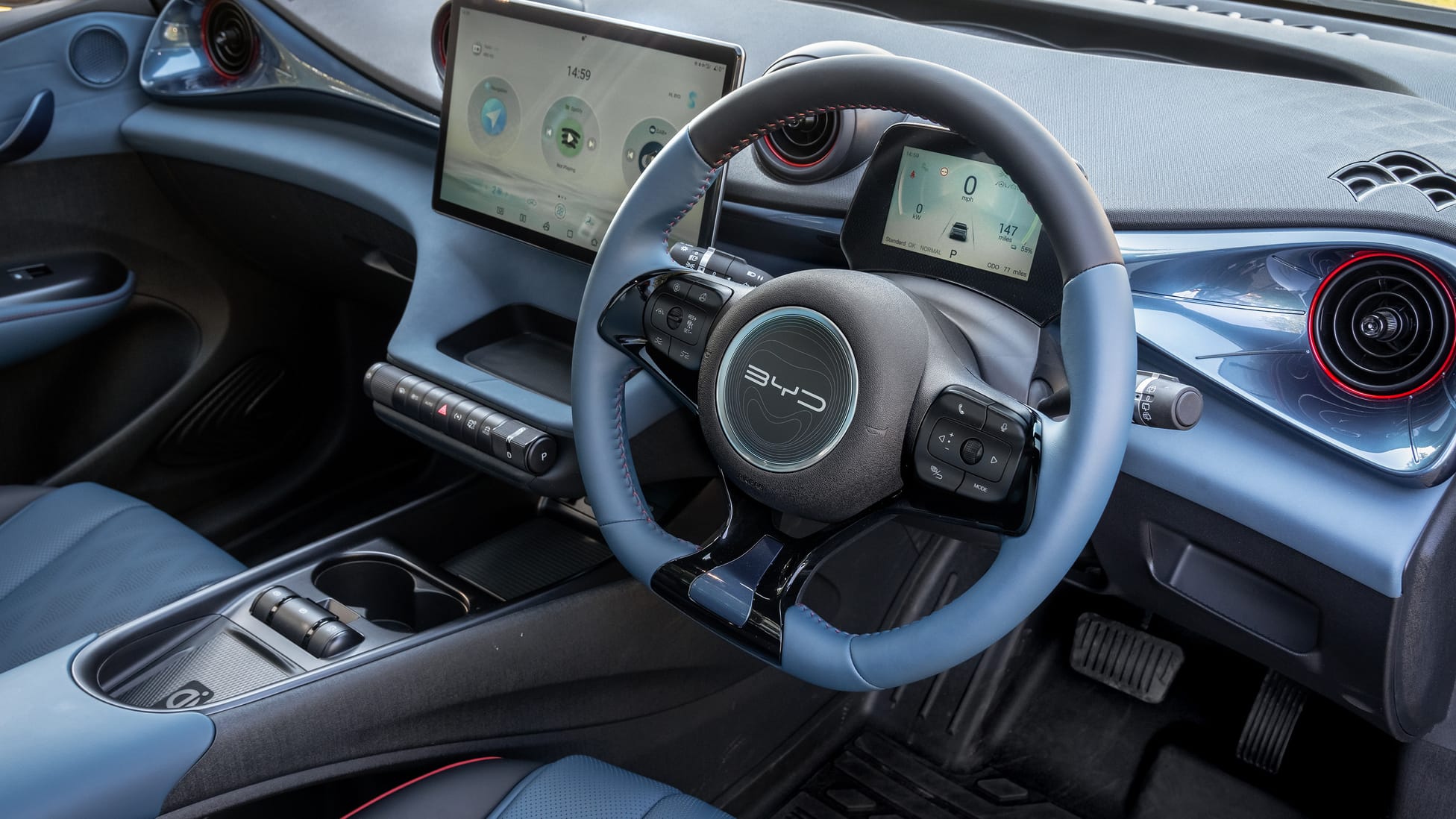 BYD Dolphin Interior Layout & Technology | Top Gear