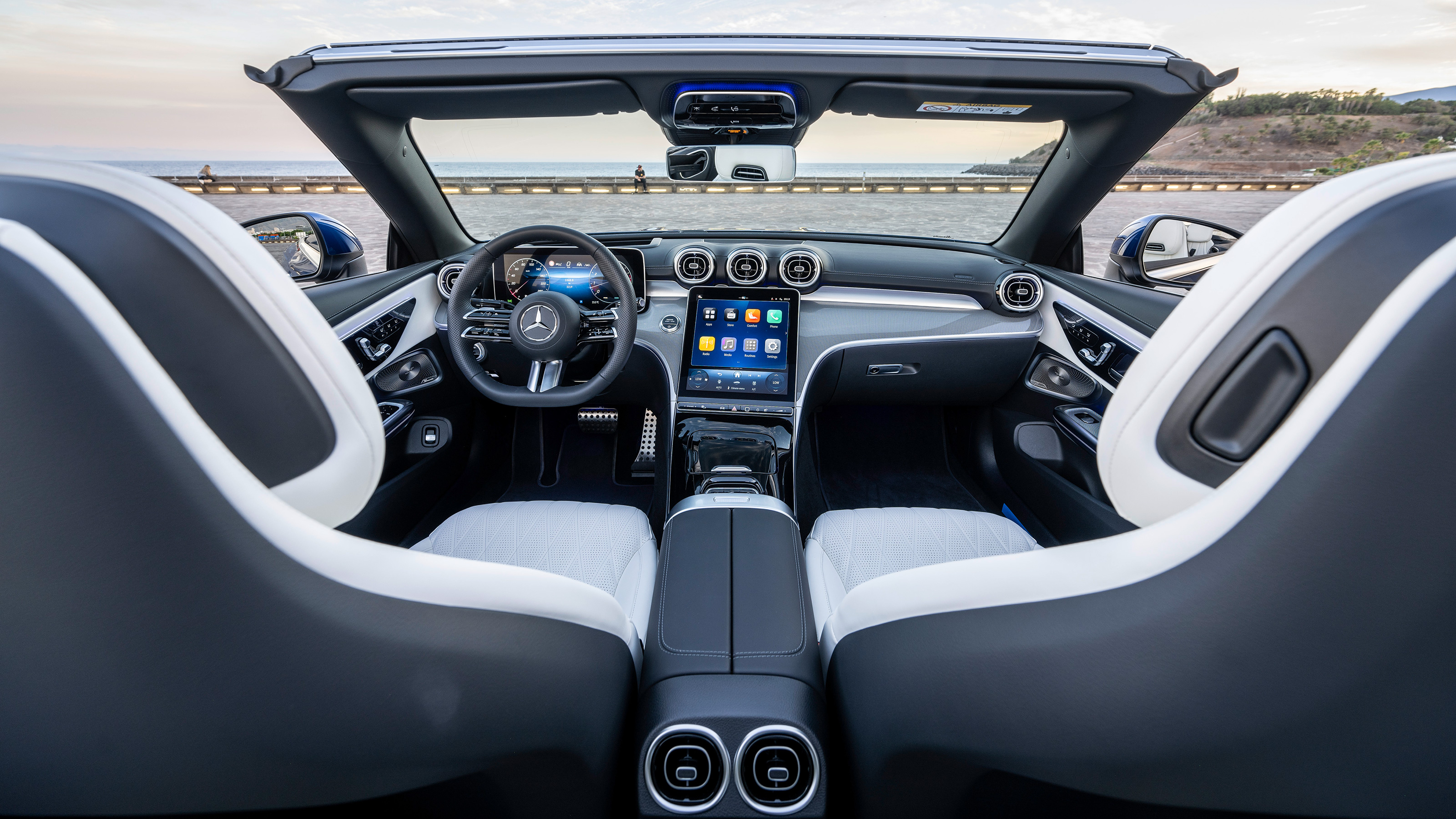 Mercedes-Benz CLE Cabriolet Interior Layout & Technology | Top Gear