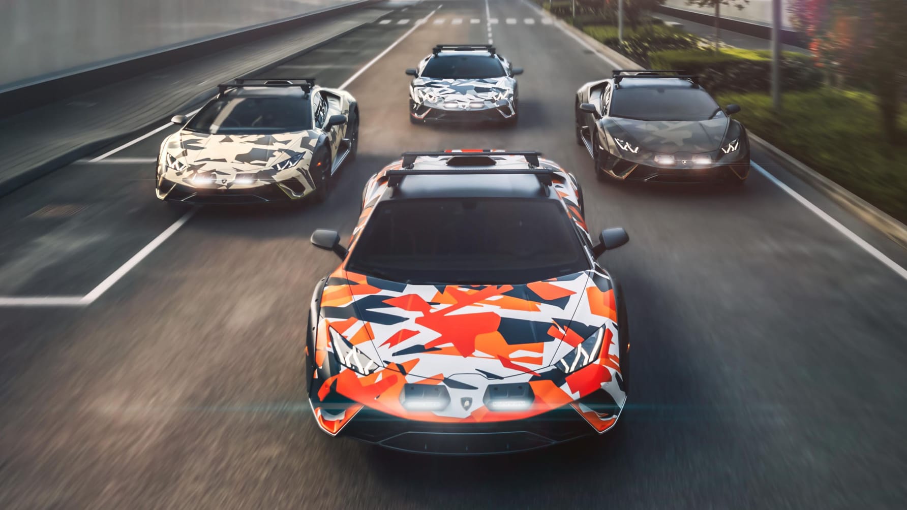 Lamborghini has created four unique Sterrato liveries inspired by ...