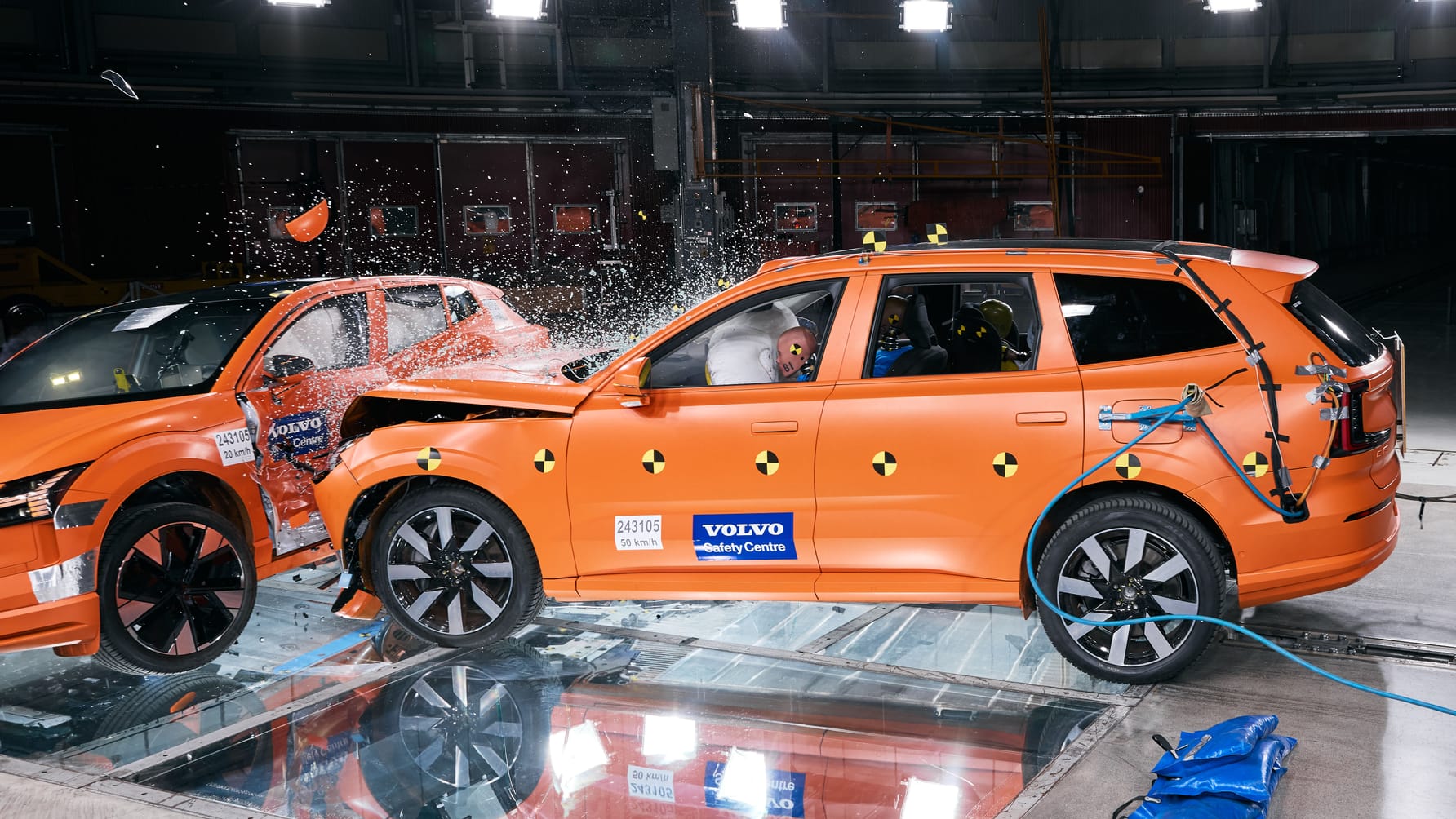 Here’s what happened when Volvo crashed an EX90 into an EX30 | Top Gear