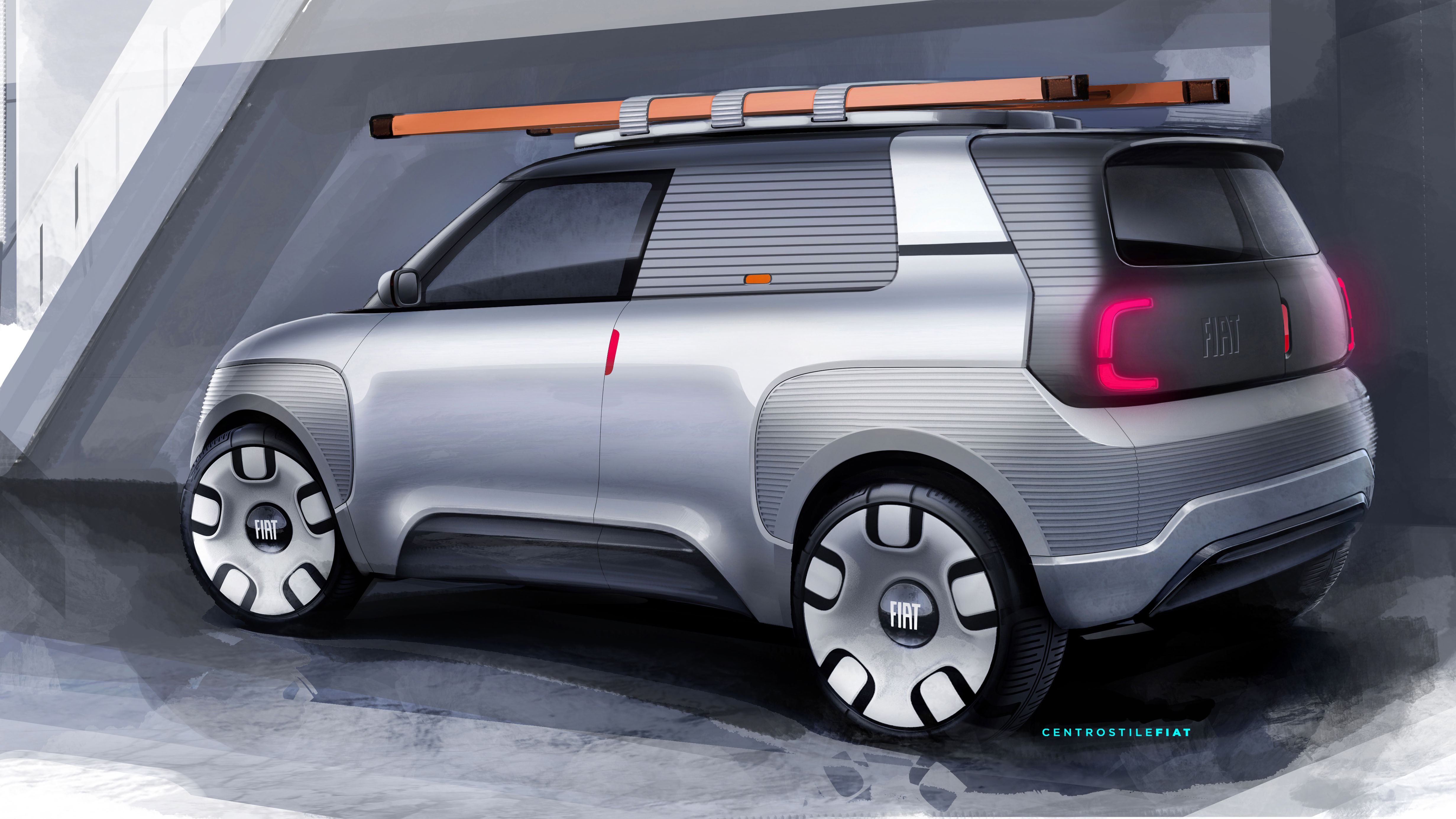 Good news: Fiat's cool Centoventi concept will live on in the new Panda ...
