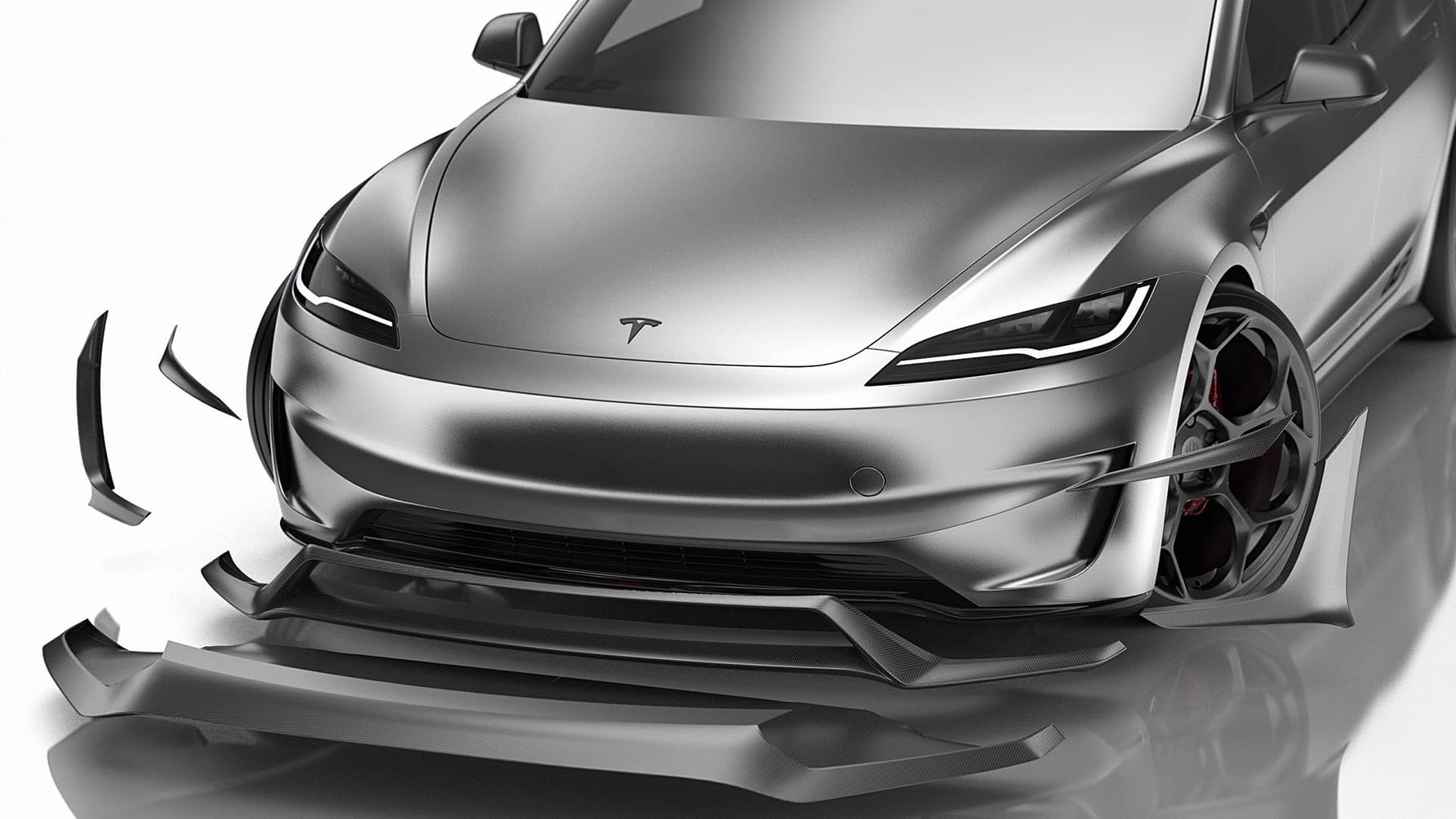 Check out Unplugged's carbon fibre Tesla Model 3 Performance aero kit ...