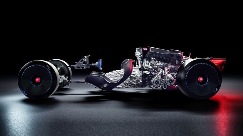 Here's what's under the skin of the Bugatti Bolide | Top Gear