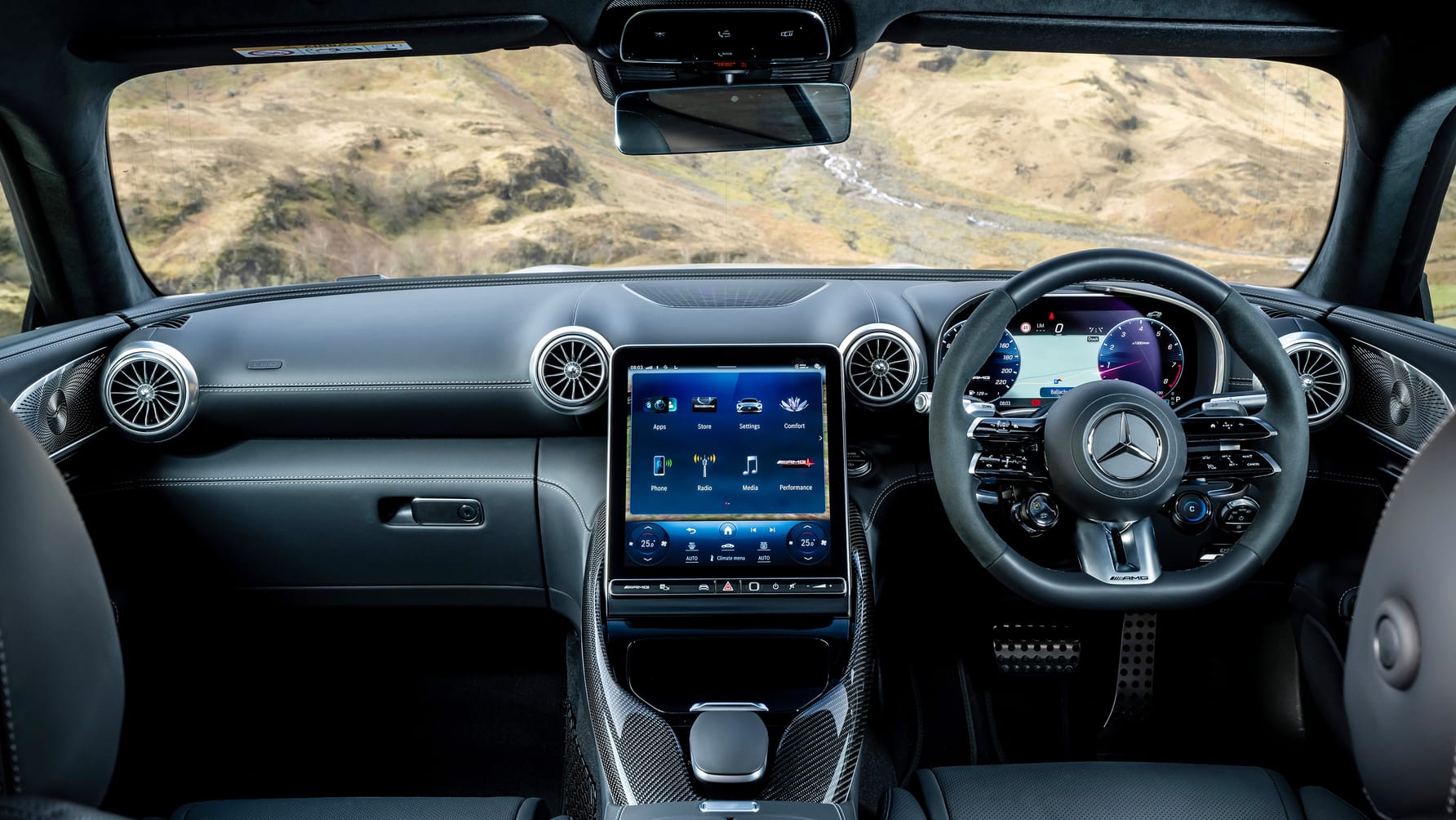 Mercedes-Benz AMG GT Interior Layout & Technology | Top Gear