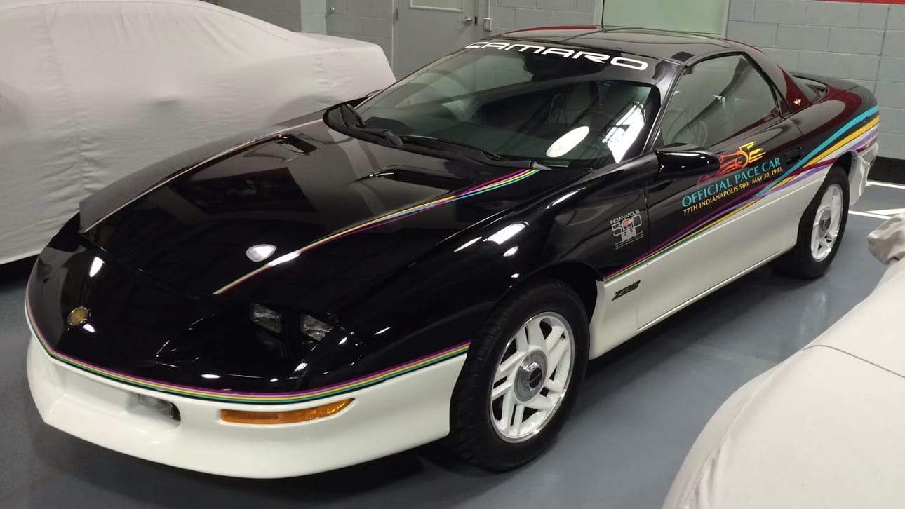 Team Penske is auctioning off a bunch of old pace cars | Top Gear