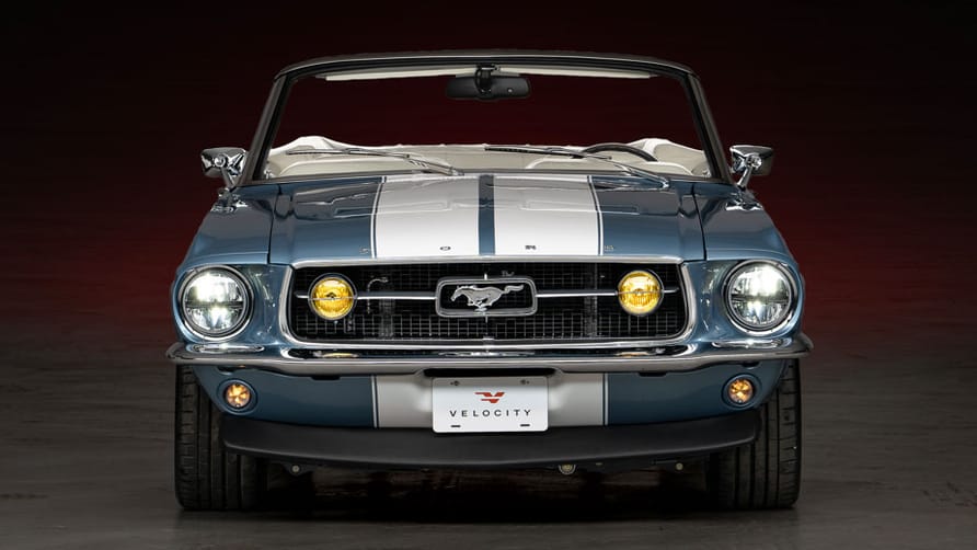 Classic body, modern internals: is this the perfect convertible Mustang ...