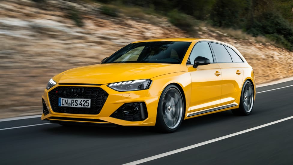 Audi reveals £116k+ RS4 that celebrates 25 years of fast, yellow ...