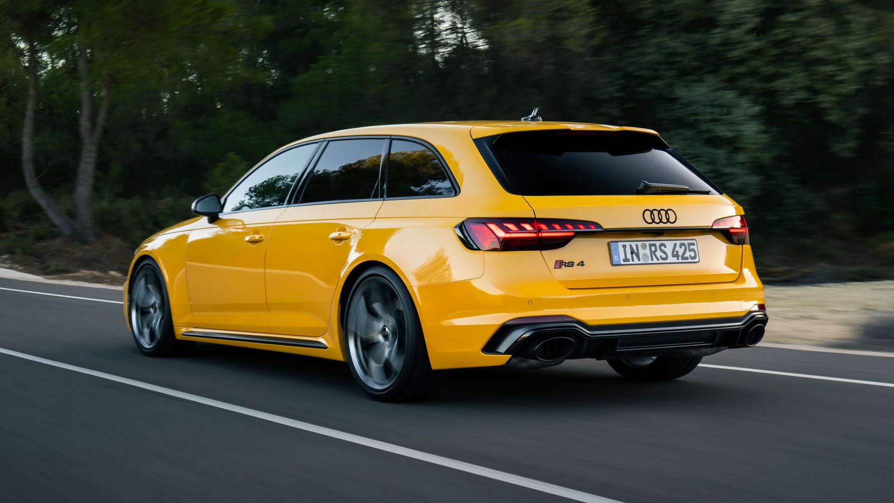 Audi reveals £116k+ RS4 that celebrates 25 years of fast, yellow ...