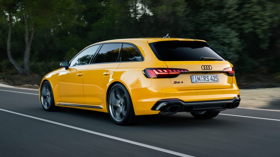 Audi reveals £116k+ RS4 that celebrates 25 years of fast, yellow ...