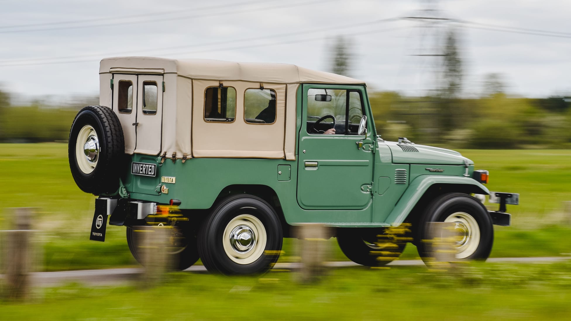 Inverted has electrified an old Toyota Land Cruiser | Top Gear
