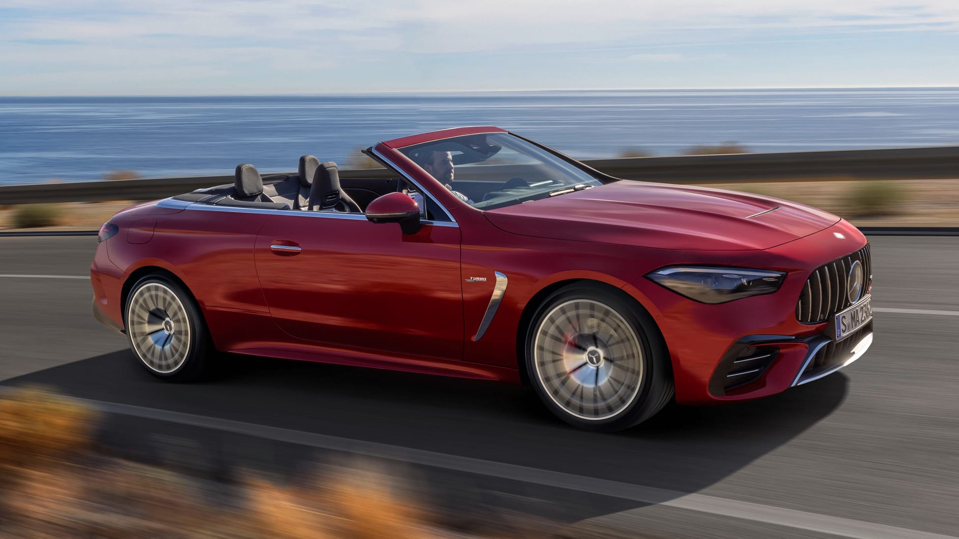 This is the new Mercedes-AMG CLE 53 Cabriolet, a 443bhp performance ...